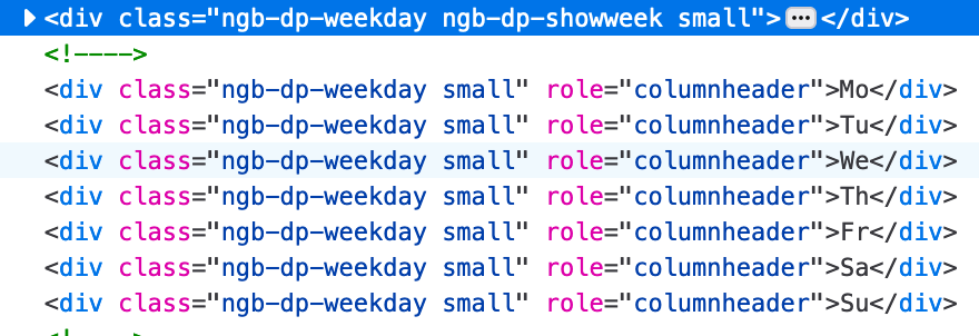 Extra column in date picker example · Issue #4341 · ng-bootstrap/ng-bootstrap · GitHub