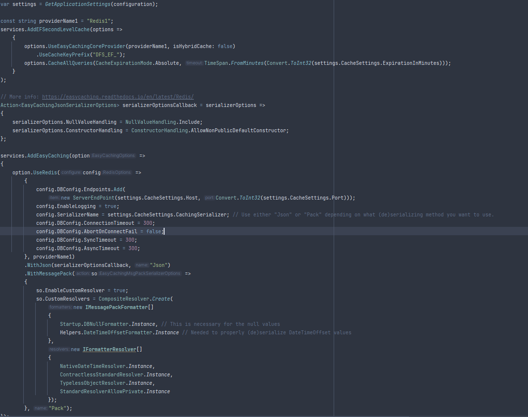 No way to fallback on db if the caching provider (redis) is down ...