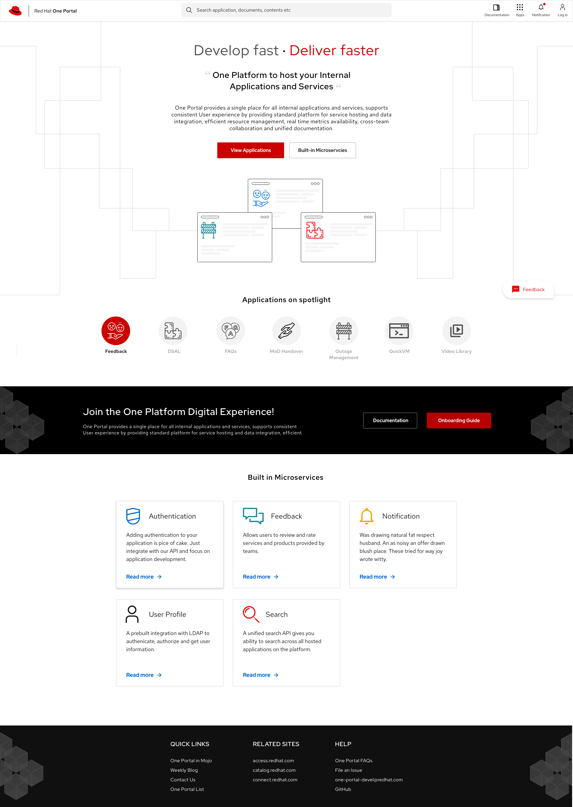 Unify all docs SPAs under single SPA. · Issue #877 · 1-Platform/one-platform · GitHub