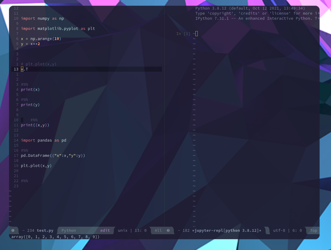 How can I send my output to the REPL · Issue #403 · emacs-jupyter/jupyter · GitHub