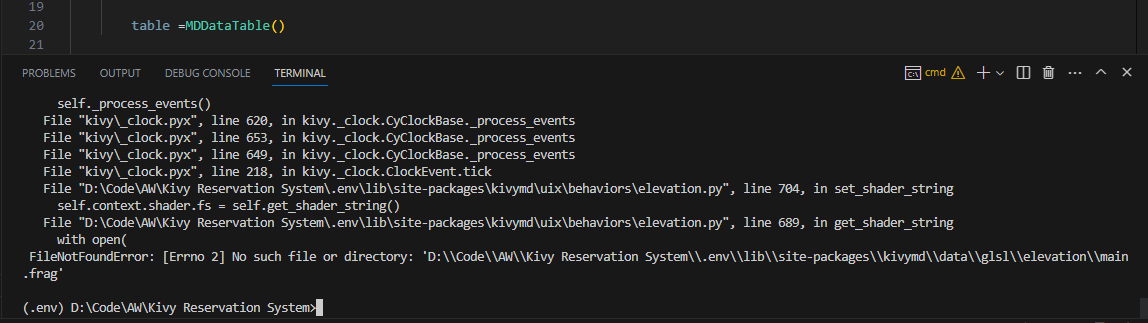 Kivymd Has No Data Folder And I Cannot Use Mddatatables · Issue 1500 · Kivymd Kivymd · Github