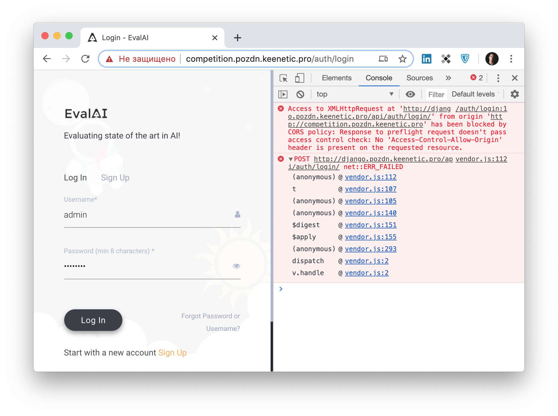 Login through internet returns error: Access has been blocked · Issue #2788 · Cloud-CV/EvalAI ...