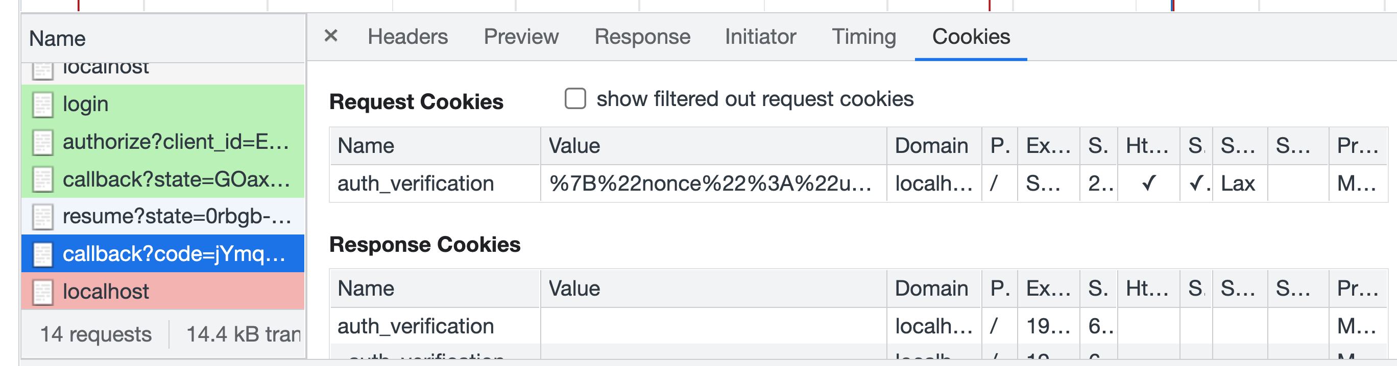 BadRequestError: checks.state argument is missing only on chrome · Issue #267 · auth0/express ...