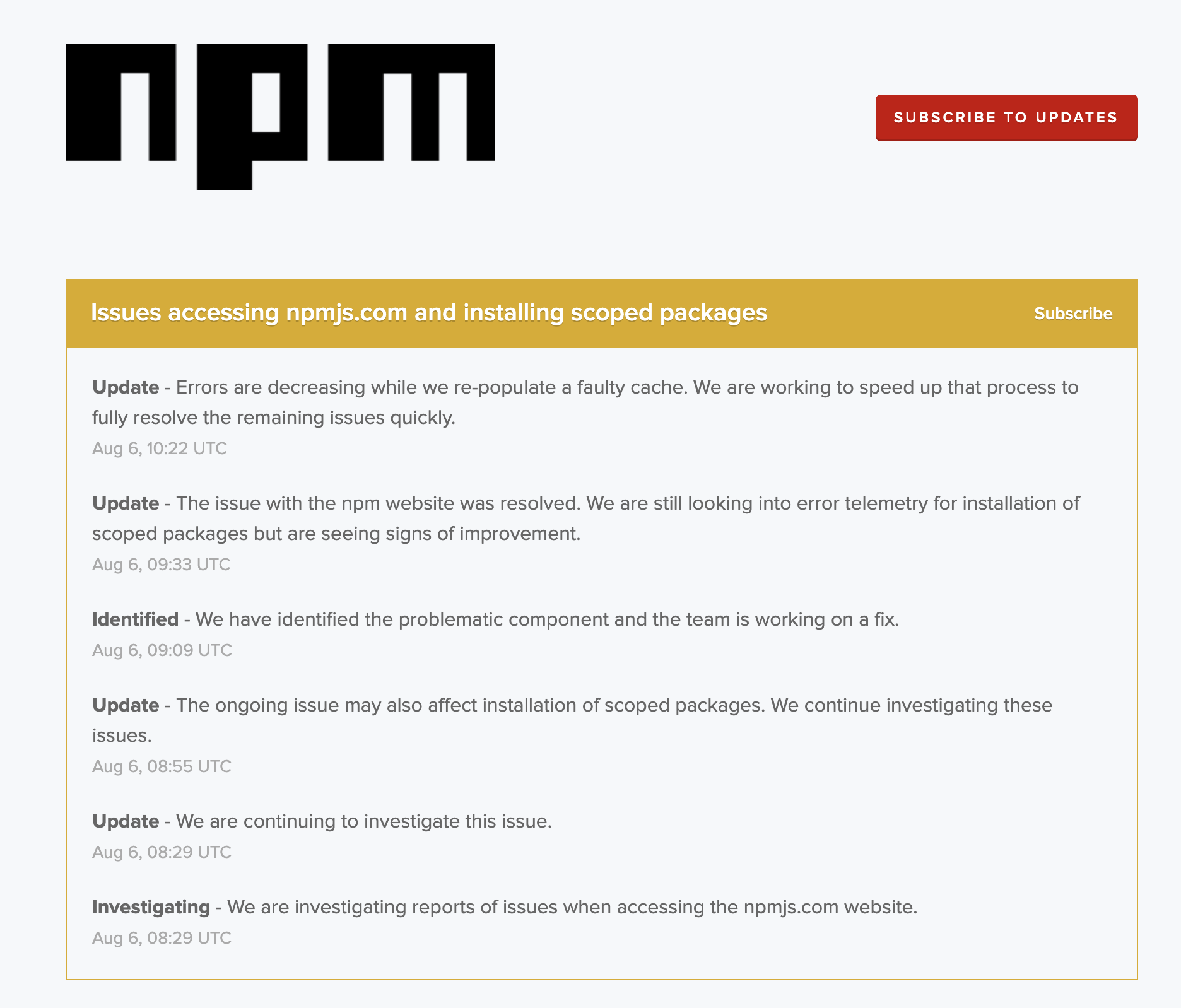 Auth0auth0 Spa Jslatest Is Not In The Npm Registry · Issue 544 · Auth0auth0 Spa Js · Github