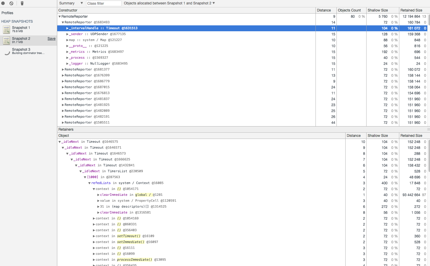 Memory leak in UDPSender · Issue #208 · jaegertracing/jaeger-client-node · GitHub