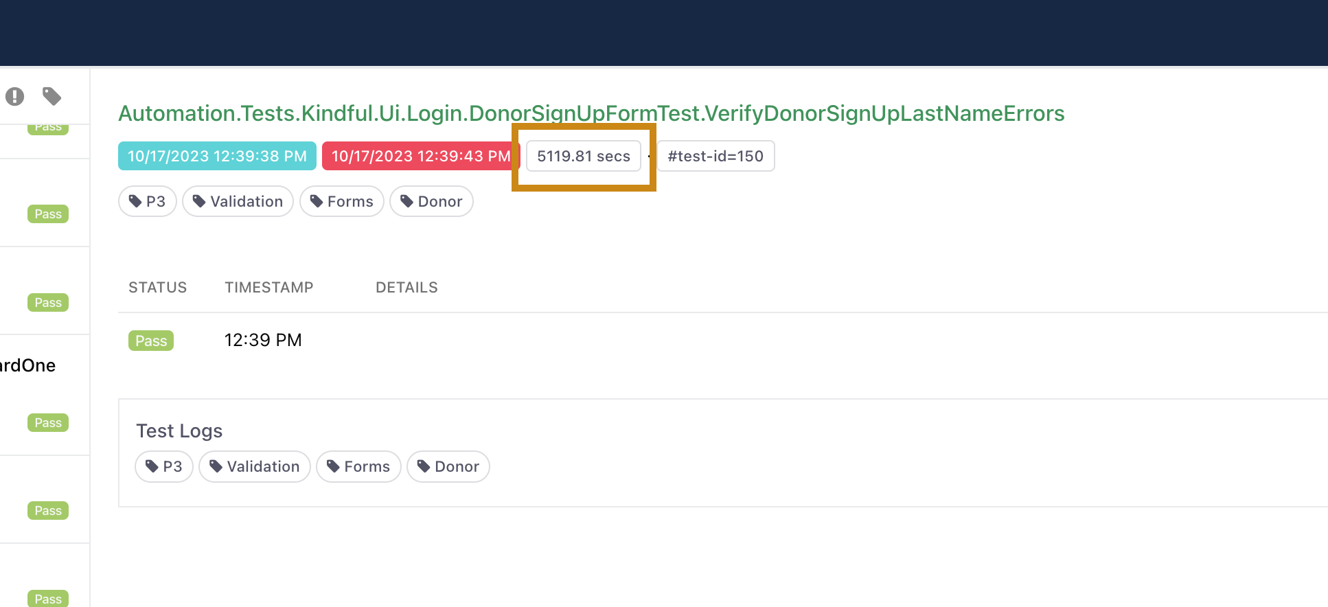 Time Taken Badge On Report Says Secs Instead Of Ms · Issue 194 · Extent Framework