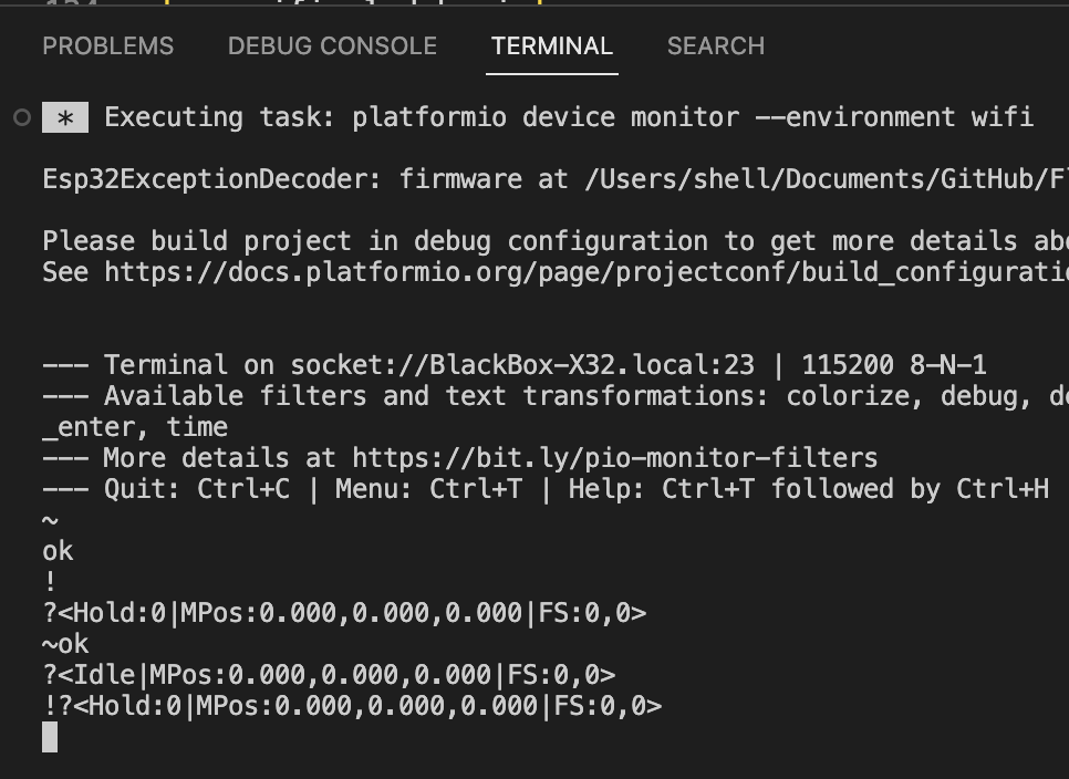 Problem: FluidNC v3.6.5 weird ack echo across channels · Issue #750 · bdring/FluidNC · GitHub