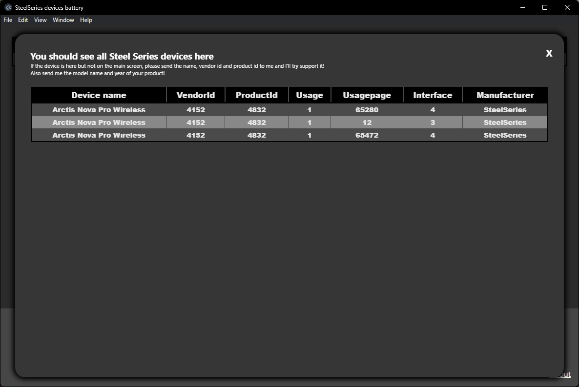 supported... almost · Issue #26 · craigster1991/arctis-battery-win-app · GitHub