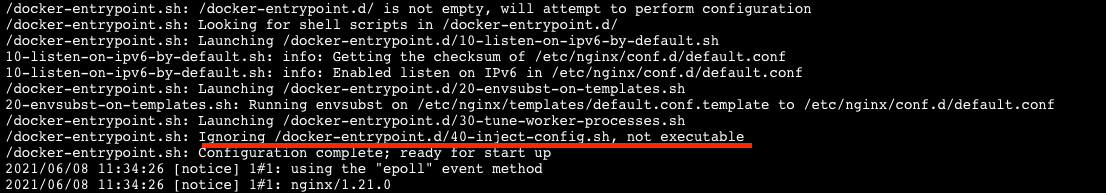 [Contrib] Lack of permissions prevents inject-config.sh entrypoint to execute · Issue #5956 ...