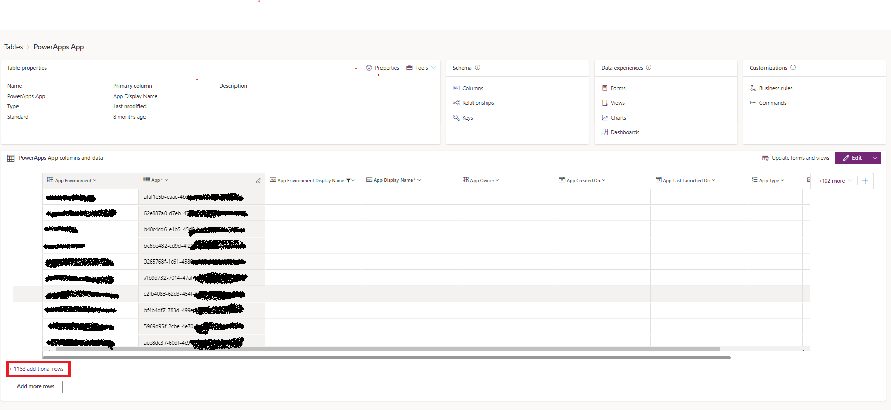[CoE Starter Kit - BUG] Details not populated in PowerApps App and Flow Tables · Issue #5366 ...