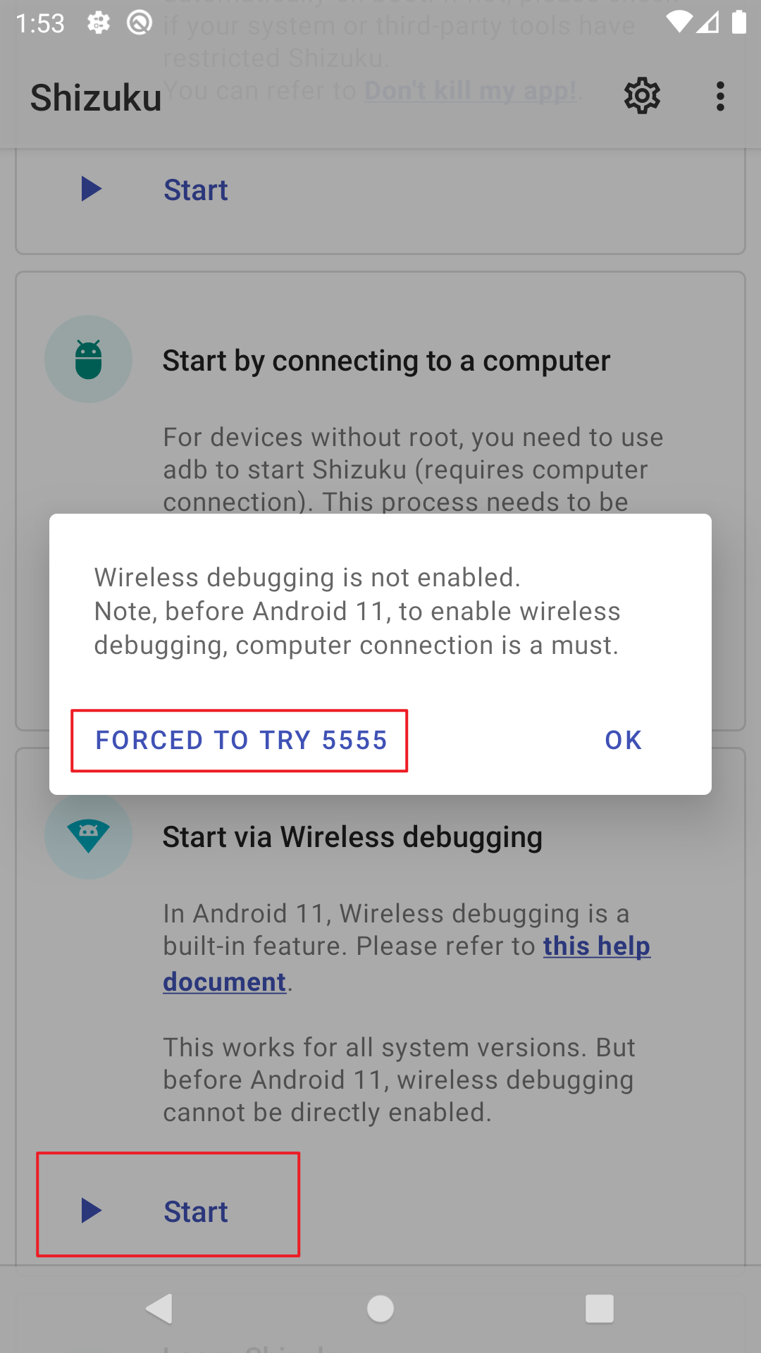 Shizuku Start via adb debug (localhost) · Issue #81 · RikkaApps/Shizuku · GitHub