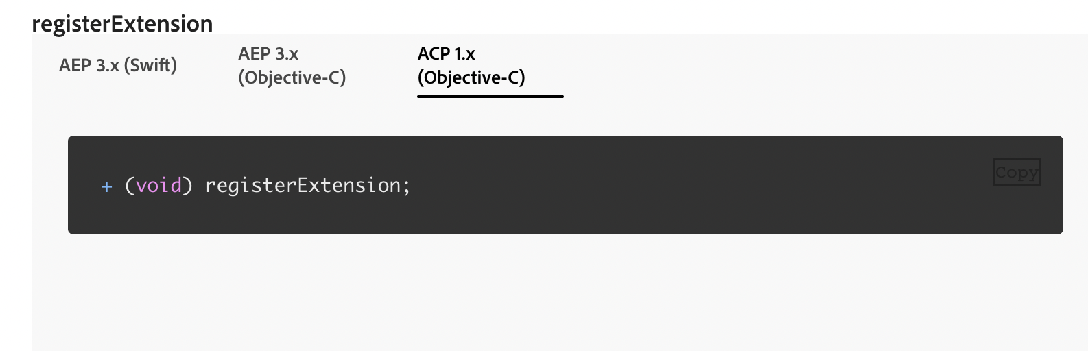[ACS] registerExtension(s) API · Issue #45 · AdobeDocs/aep-mobile-sdkdocs · GitHub