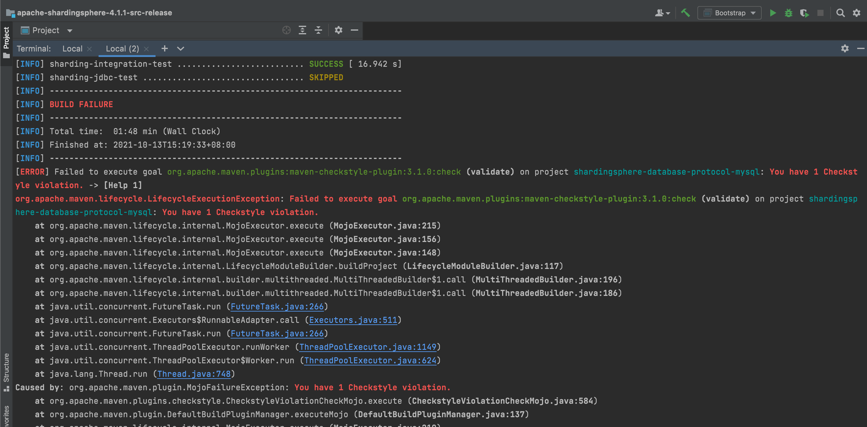 "org.apache.shardingsphere.sql.parser.autogen.MySQLStatementParser" not exists? · Issue #13014 ...