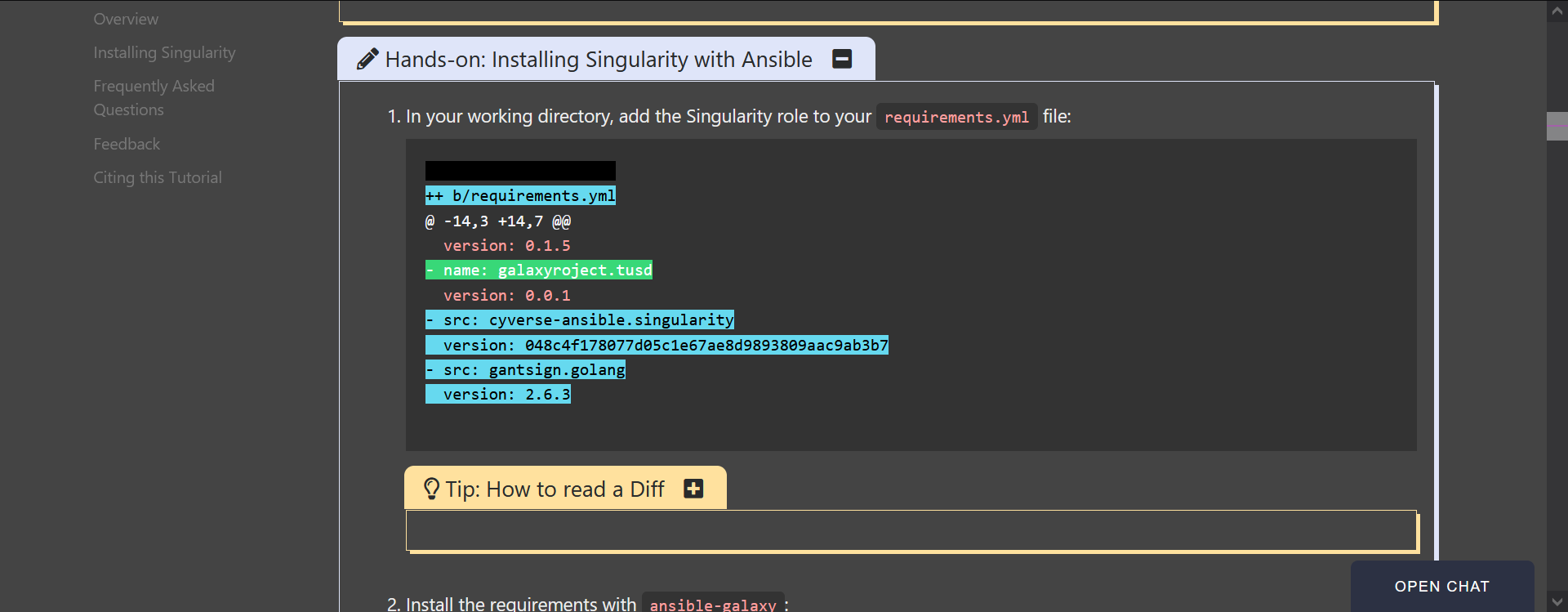 diff fixer is too aggressive · Issue #3494 · galaxyproject/training-material · GitHub