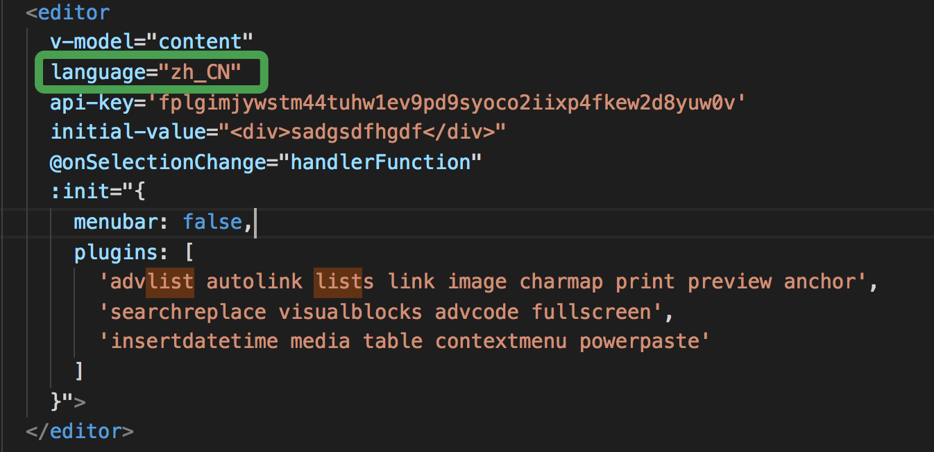 where langs/zh_CN.js should place? · Issue #5 · tinymce/tinymce-vue · GitHub