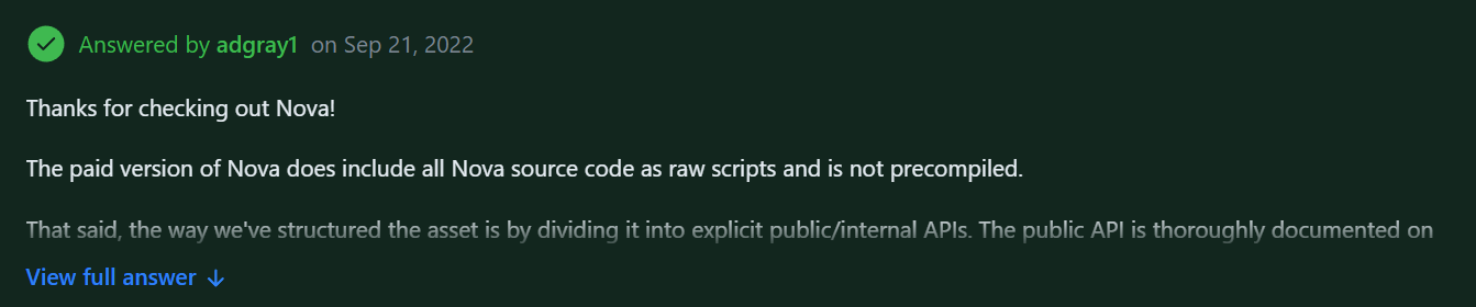Obfuscated source is a deal breaker · NovaUI-Unity Feedback · Discussion #232 · GitHub
