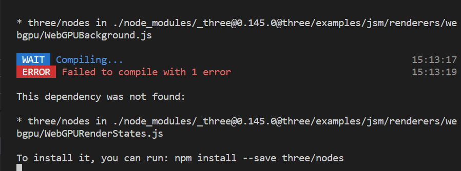 ./nodes is not exported · Issue #24659 · mrdoob/three.js · GitHub