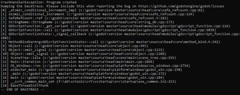 Yields in tool scripts can sometimes cause silent crashes. · Issue #25143 · godotengine/godot ...
