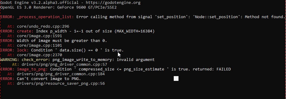 Scenes with Node as root spam two types of errors. · Issue #33244 · godotengine/godot · GitHub