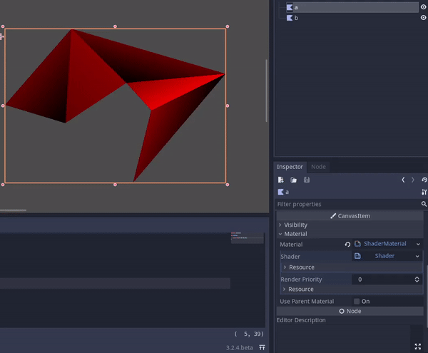 Polygon2D UV results are unusual for convex polygons in the editor. · Issue #43637 · godotengine ...