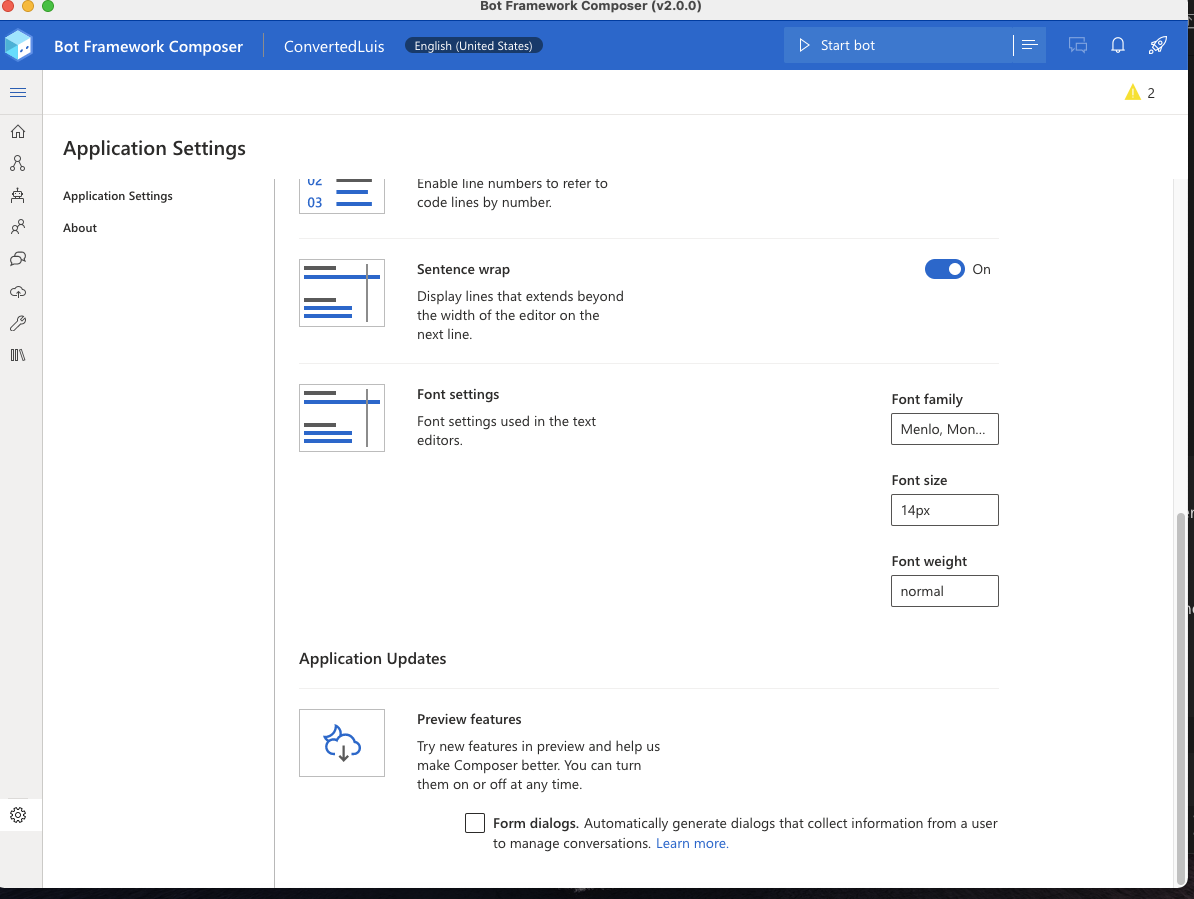 Migration from Composer 1.4 to Composer 2.0 · Issue #7444 · microsoft/BotFramework-Composer · GitHub