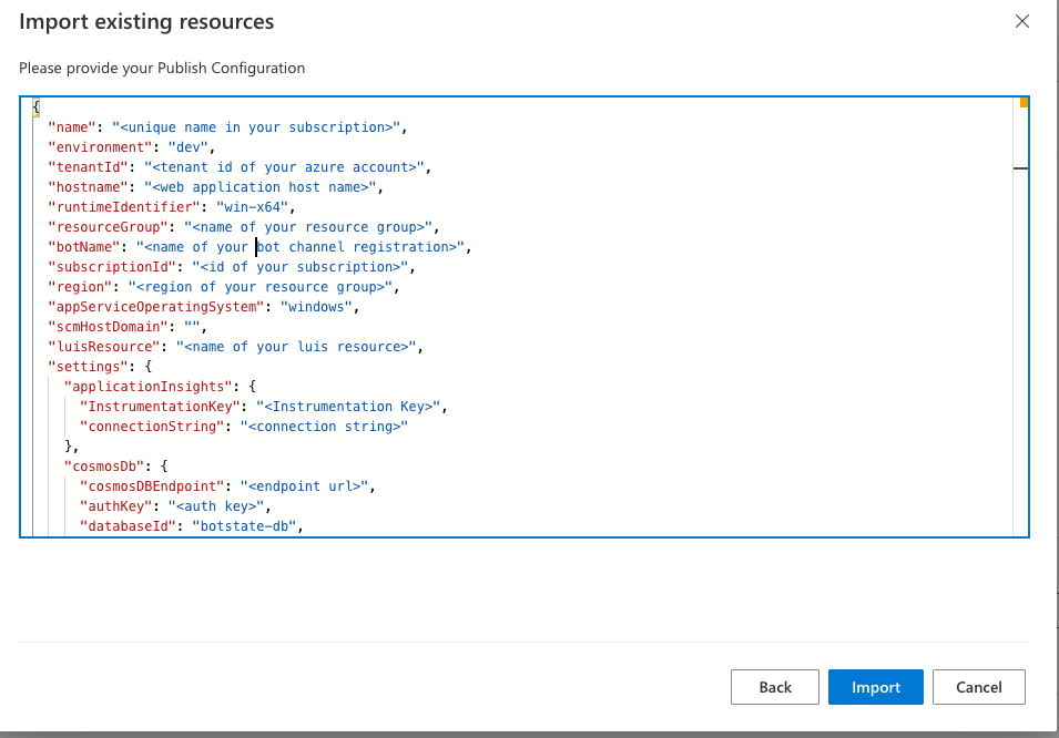 Unable to manage / import existing resources · Issue #8523 · microsoft/BotFramework-Composer ...