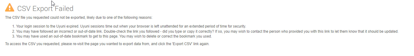 CSV extracts for system list in System Group and SSM views result in an error · Issue #6631 ...