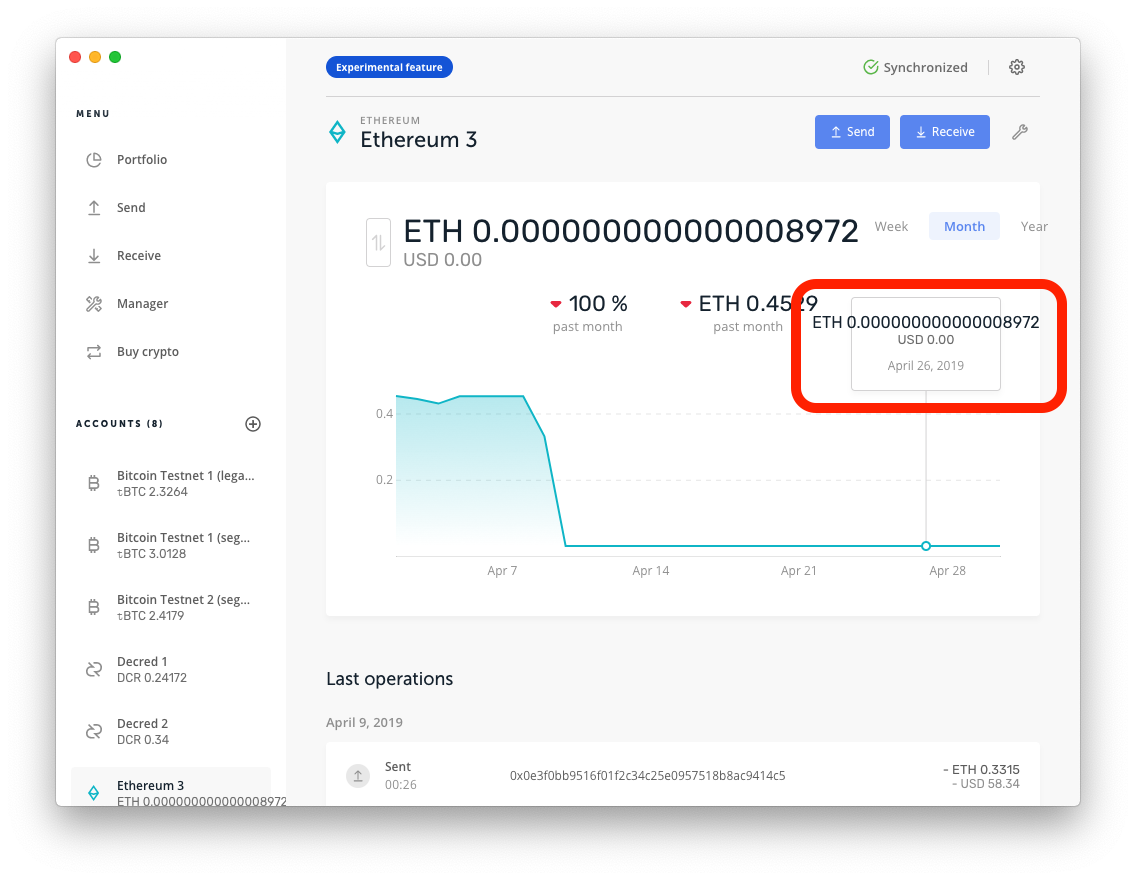 Account - Visual bugs on account page for account having balance with many decimals · Issue ...