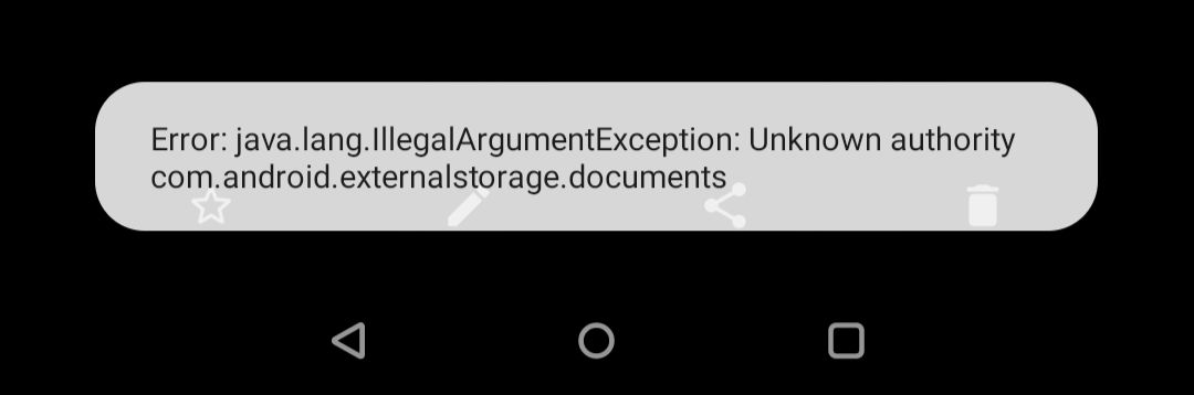 Unknown Authority Com Android Externalstorage Documents · Issue 2555 · Simplemobiletools Simple