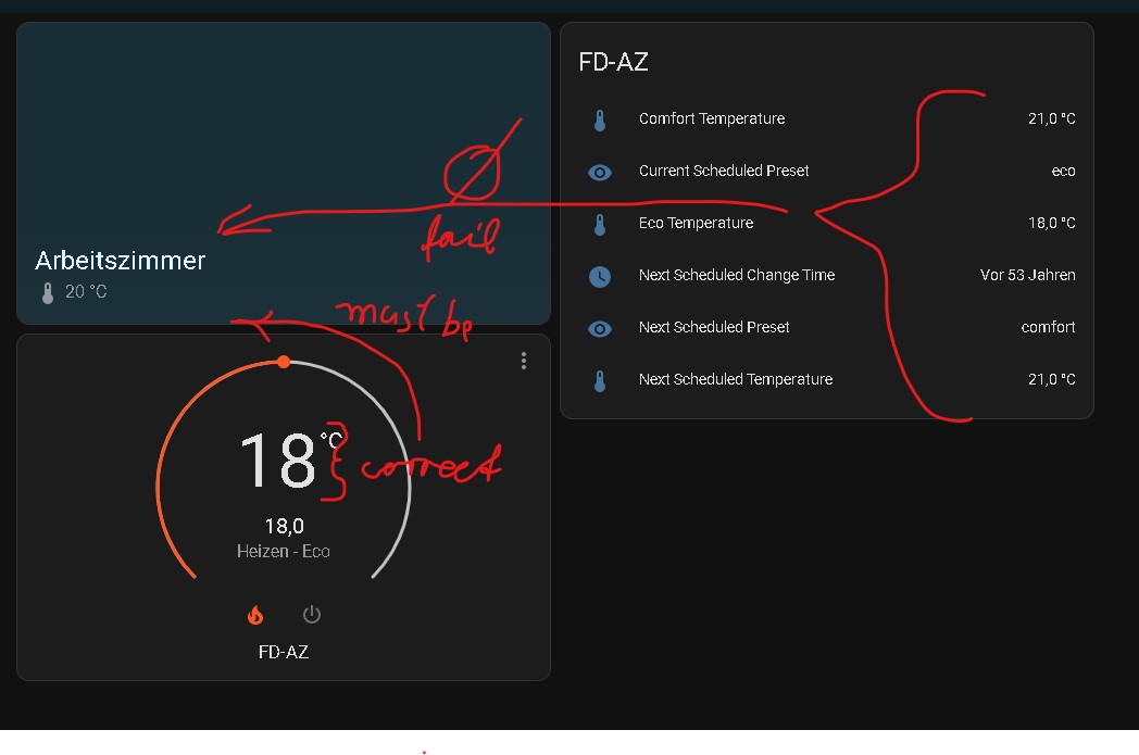 Fritz!Dect 301 area card - temperature display incorrect · Issue #90964 · home-assistant/core ...