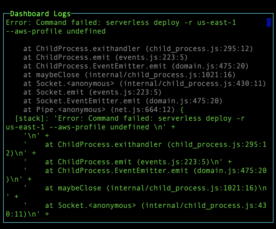 S Deploy Command Doesnt Work · Issue 379 · Aleios Cloudsls Dev Tools · Github 5091