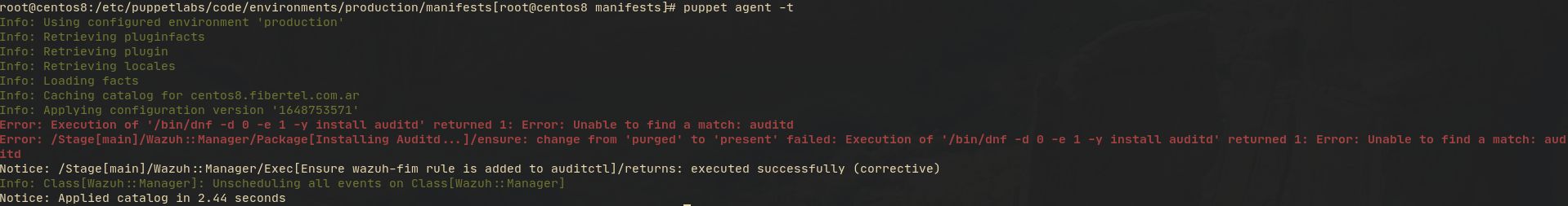 Syscheck variables with no effect, errors and dependencies not found for installation. · Issue ...