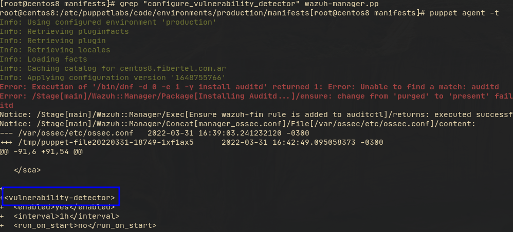 Vulnerability detector variables have no effects, have errors, and don't work as expected ...