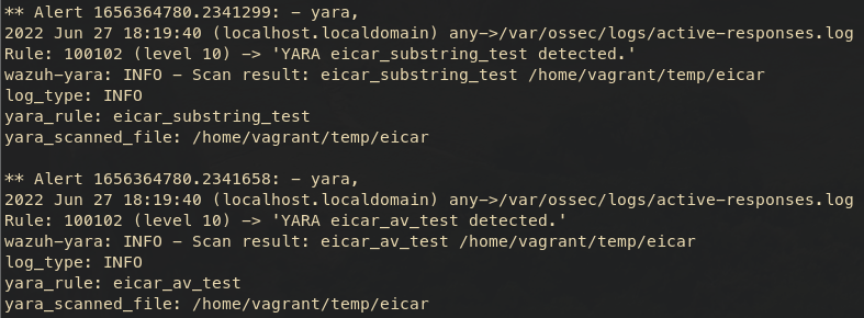 Integrate Wazuh with Yara failed · Issue #14055 · wazuh/wazuh · GitHub