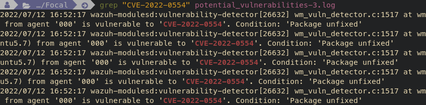Empty vulnerabilities section Ubuntu · Issue #14169 · wazuh/wazuh · GitHub