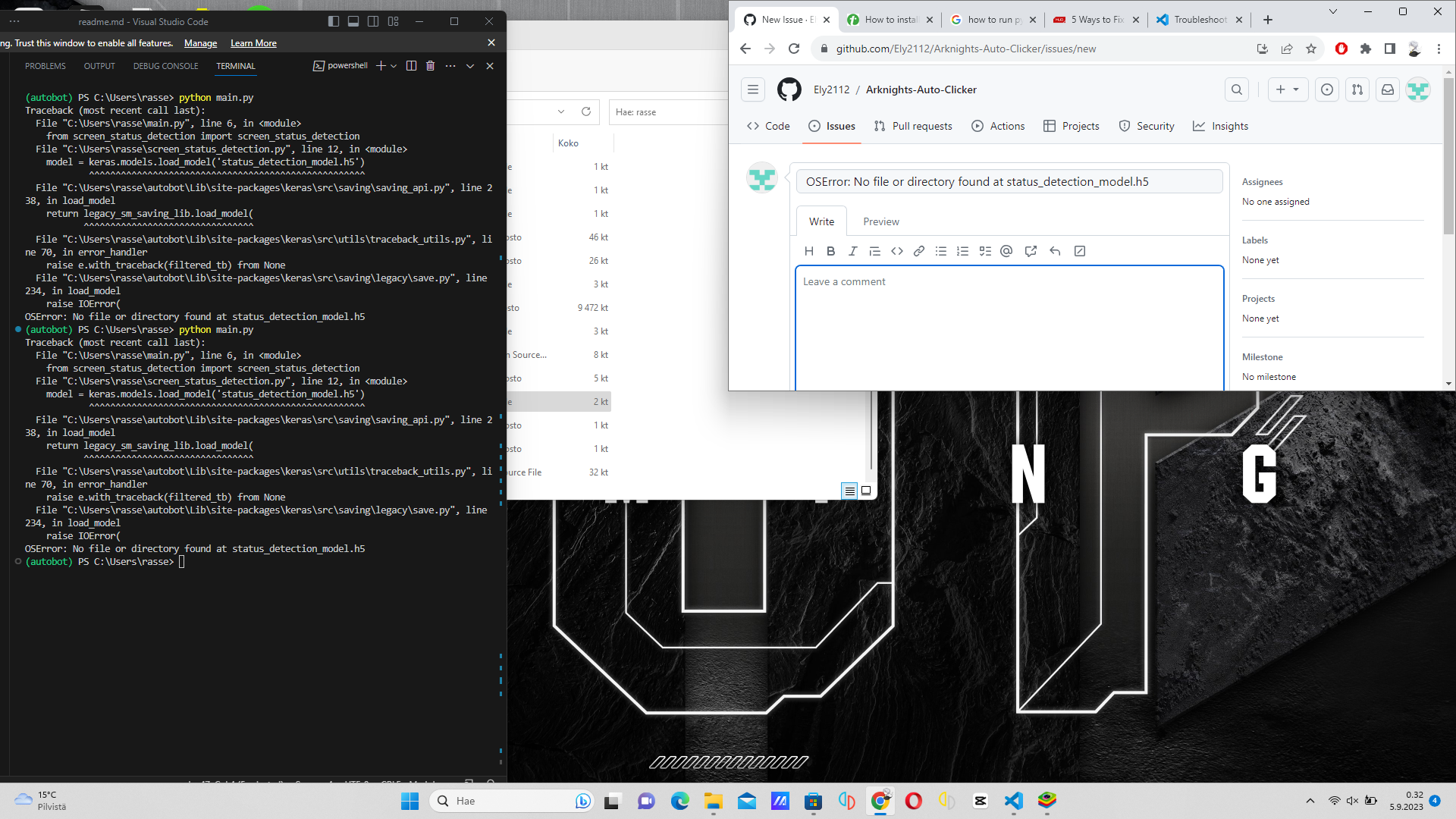 OSError: No file or directory found at status_detection_model.h5 · Issue #1 · Ely2112/Arknights ...