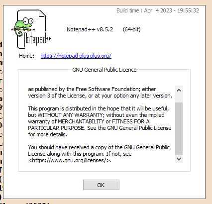 GNU license obscuring text · Issue #13485 · notepad-plus-plus/notepad-plus-plus · GitHub