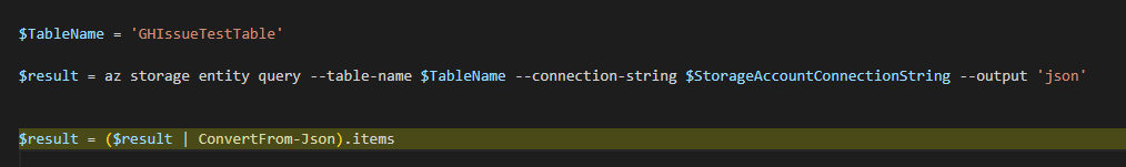 Retrieving an Azure Data Table with GUID column will return "Object of ...