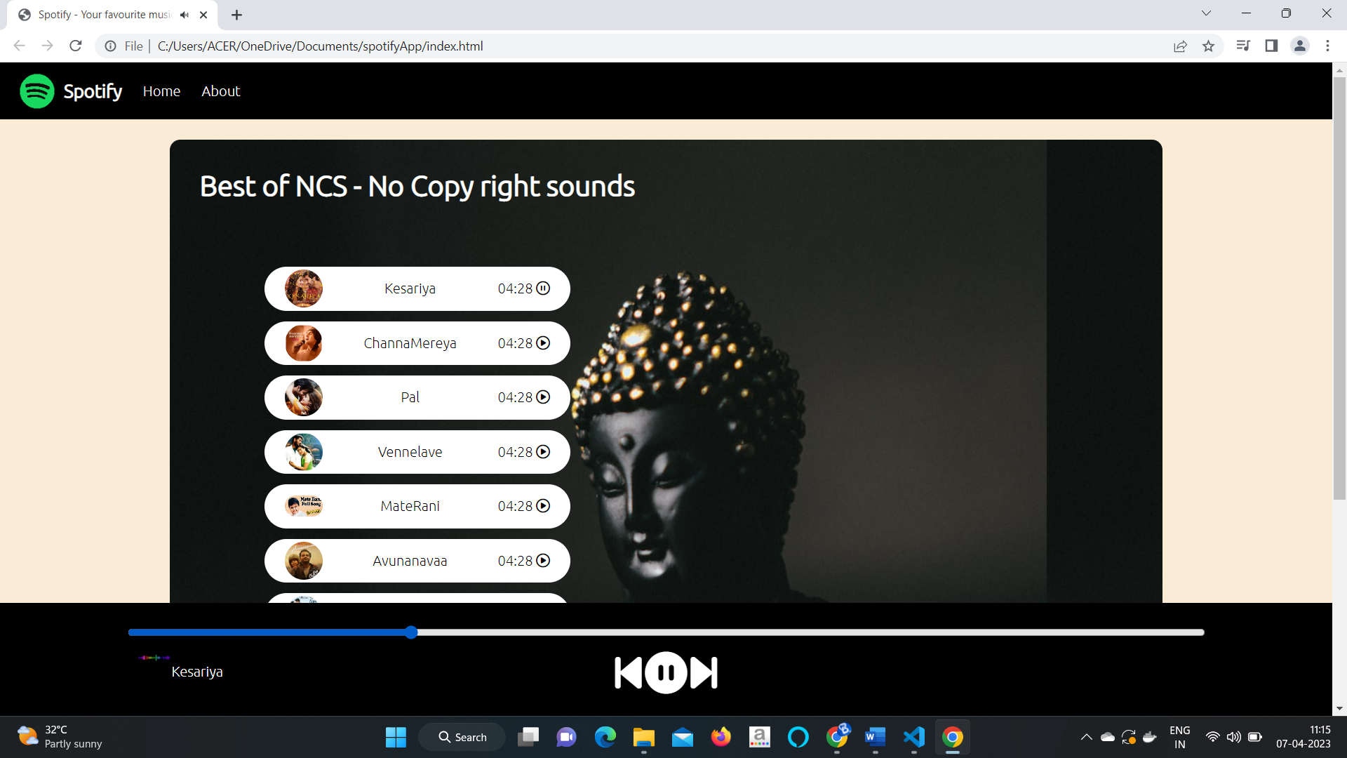 GitHub - PhaniKumar369/SpotifyWebApp