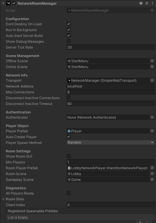 ReadHelperException: returned 0 on editor · Issue #28 · MirrorNetworking/SimpleWebTransport · GitHub