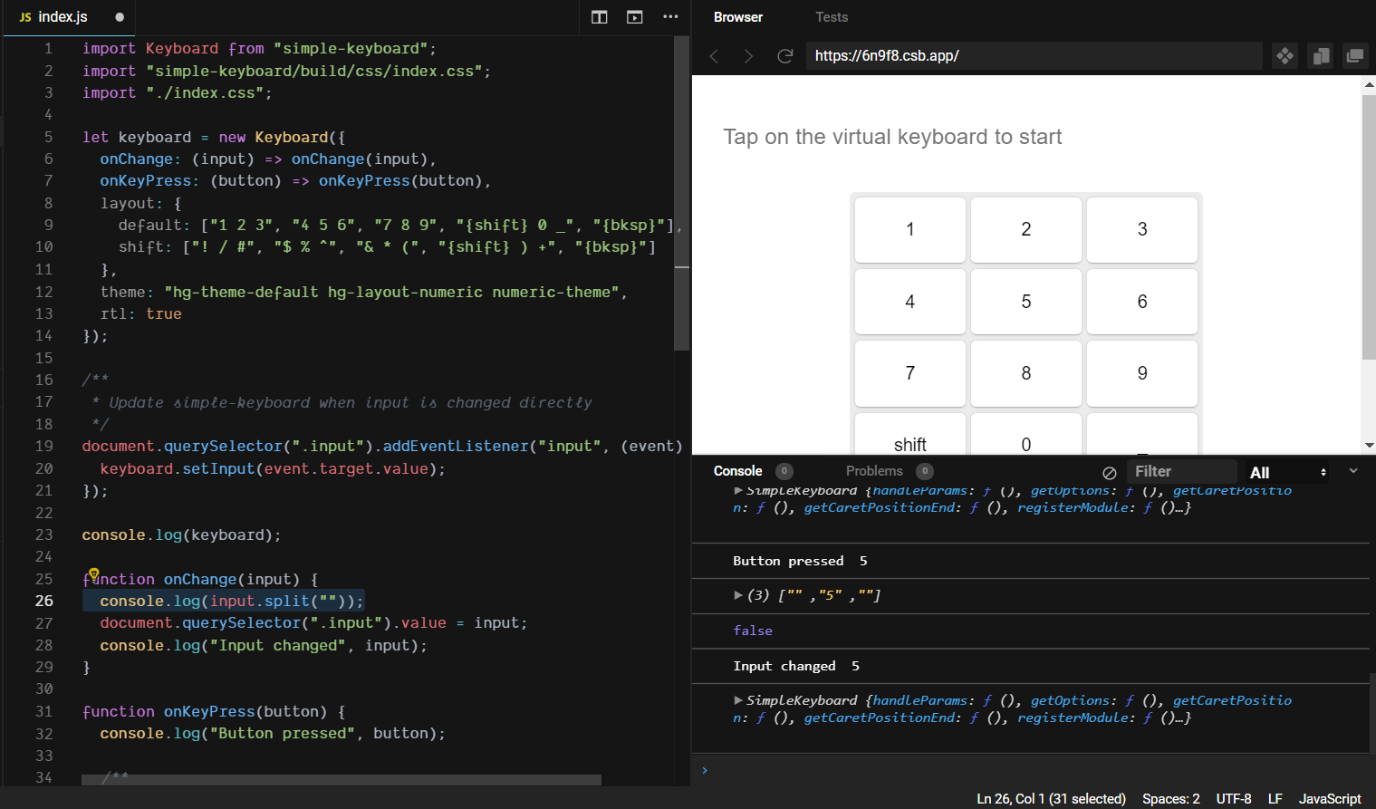 when rtl=true keyboard add invisible string before and after the input · Issue #834 · hodgef ...