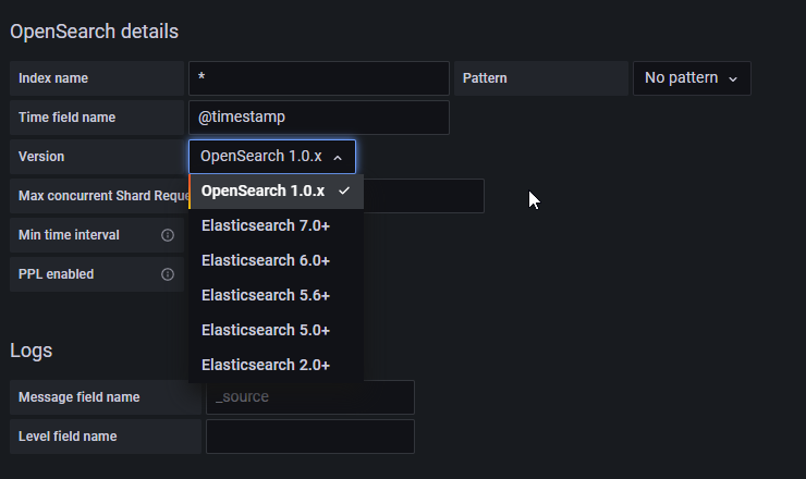 Support for 1.2.x Opensearch versions · Issue #29 · grafana/opensearch-datasource · GitHub