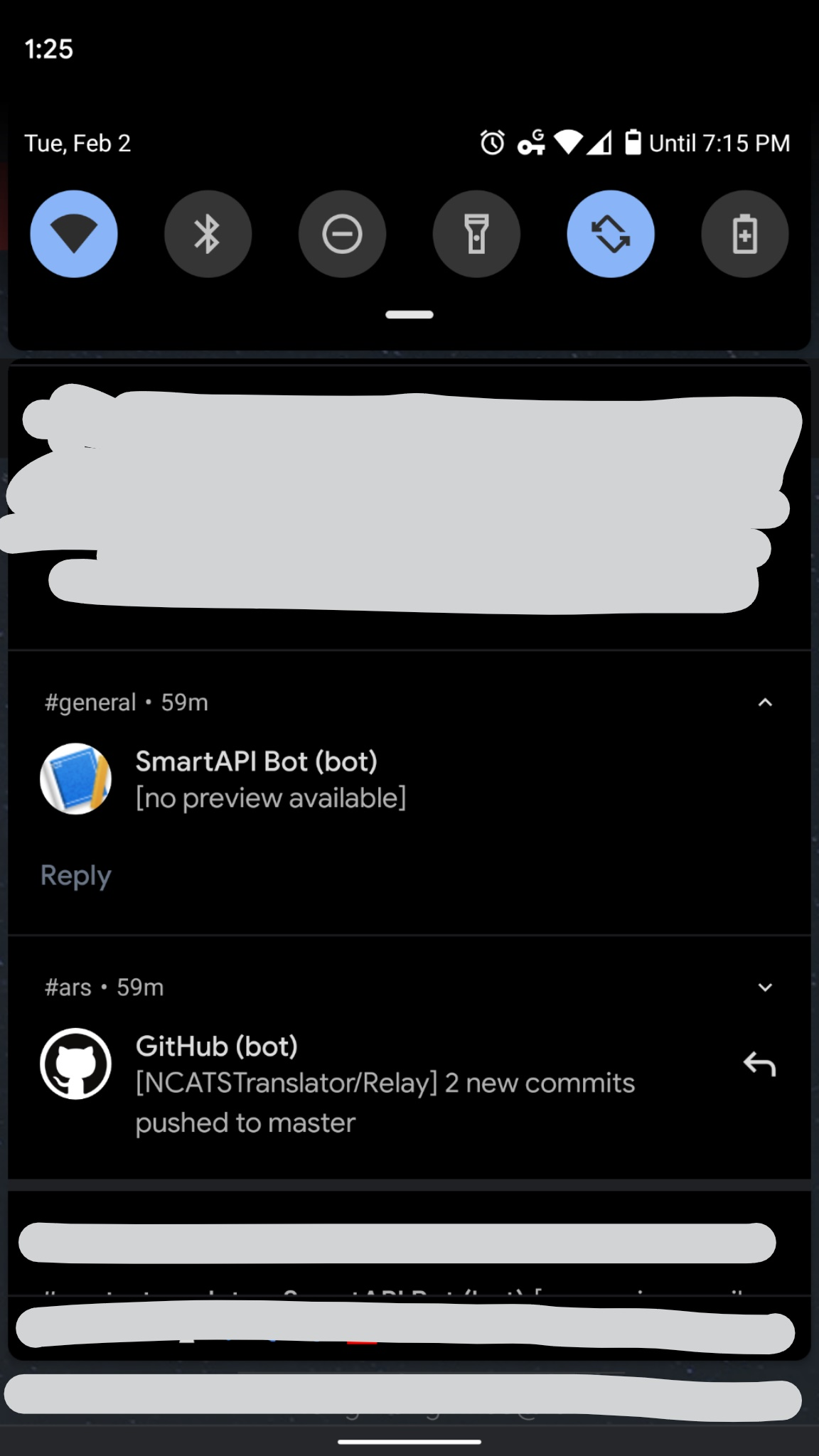 "no preview available" on slack's phone notification when SmartAPI sends a slack notification ...