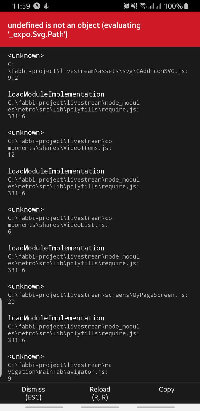 SVG doesn't work · Issue #5704 · expo/expo · GitHub