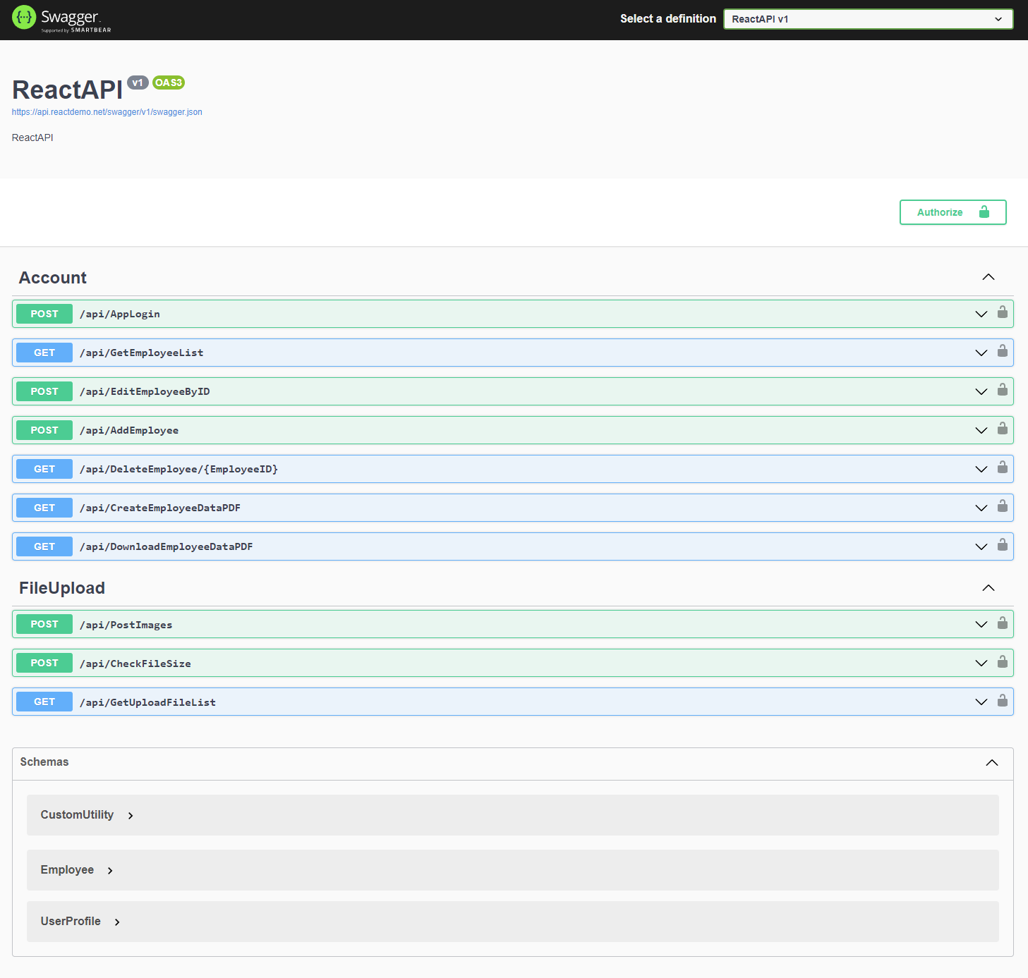 Github Gungureanureact Demo Main Front End Website