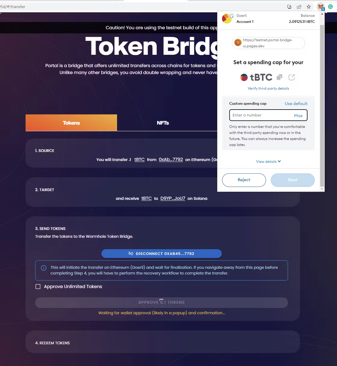 [UI Rec] Prepopulated spending cap in the approval wallet action with the exact amount that ...