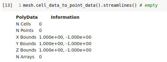 2d streamlines from a sliced 3D mesh data not working · Issue #1360 ...