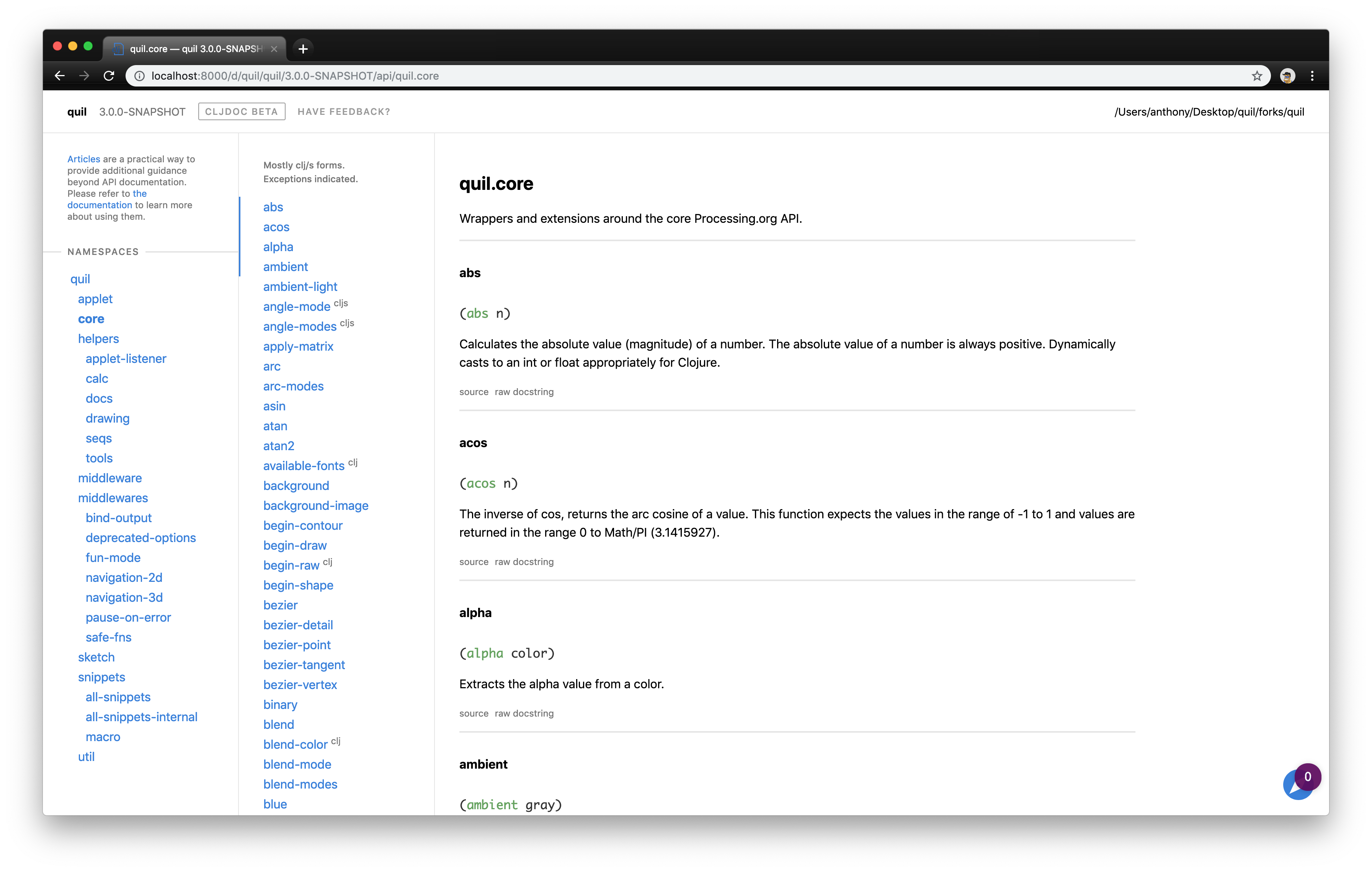 API analysis for Quil fails · Issue #274 · cljdoc/cljdoc · GitHub