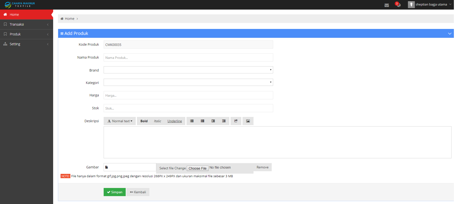 GitHub - sheptianbagjautama/codeigniter-ci-cahayamakmurshop: Membangun ...