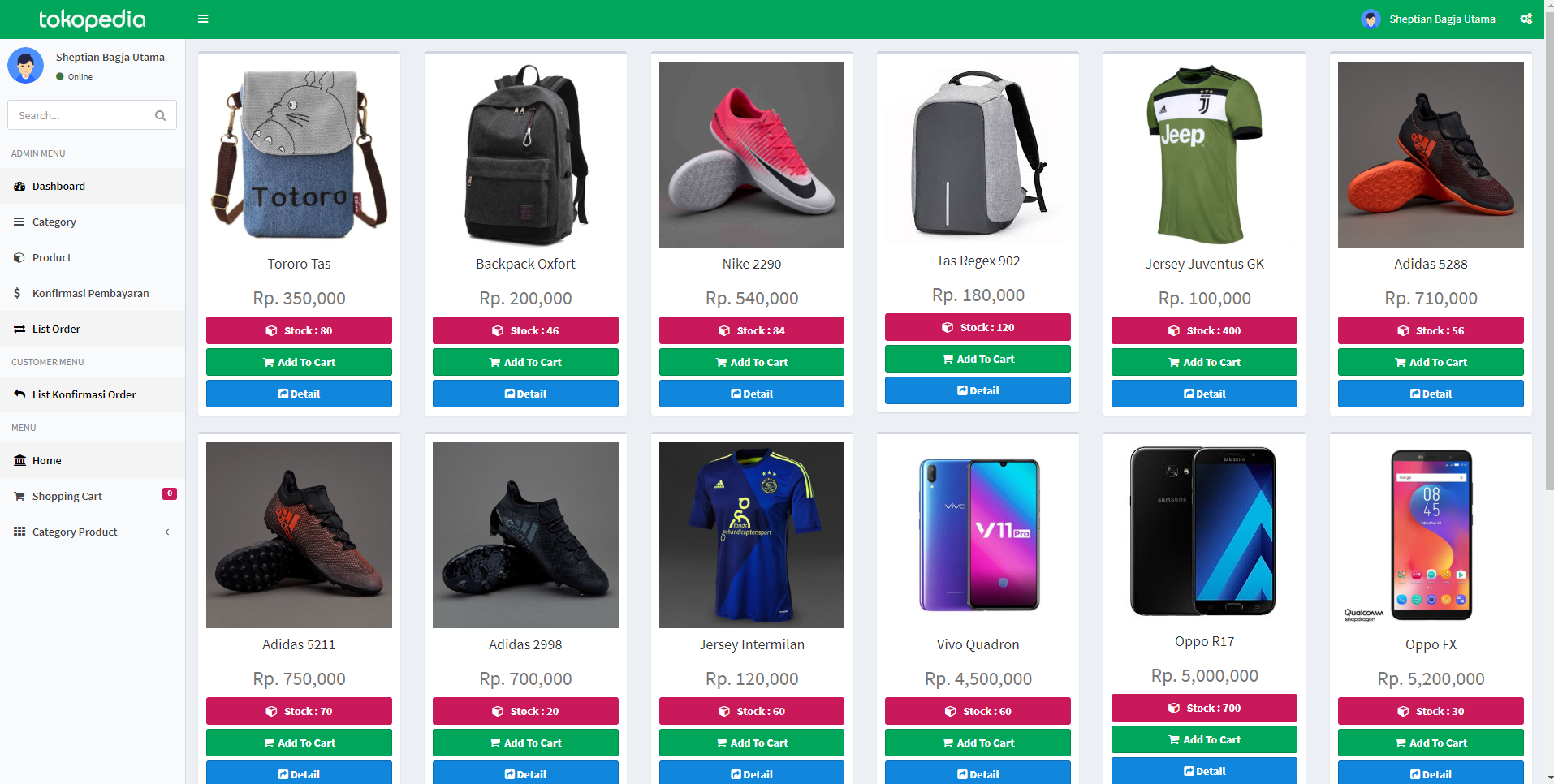GitHub - sheptianbagjautama/laravel-laravel-e-commerce: Membangun E-Commerce Menggunakan Laravel 5.7